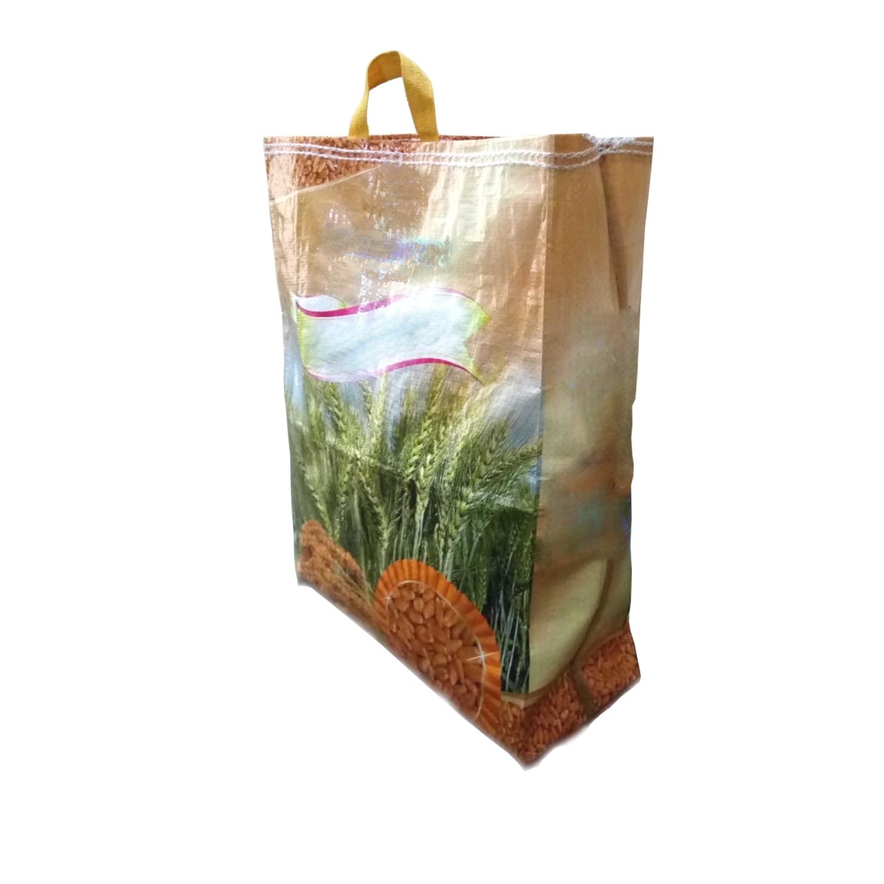 buy Seeds Fertilizer BOPP Woven Bag with handle and gussets bag at ...
