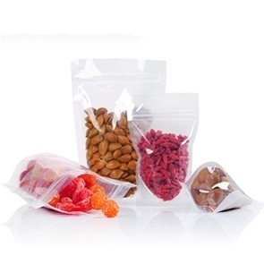 Both Side Transparent Standy Pouches 250 grams - Flexible Laminates ...